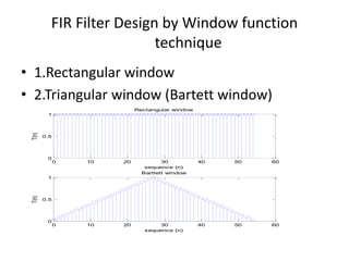 design of sampling filter | PPT