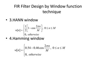 design of sampling filter | PPT