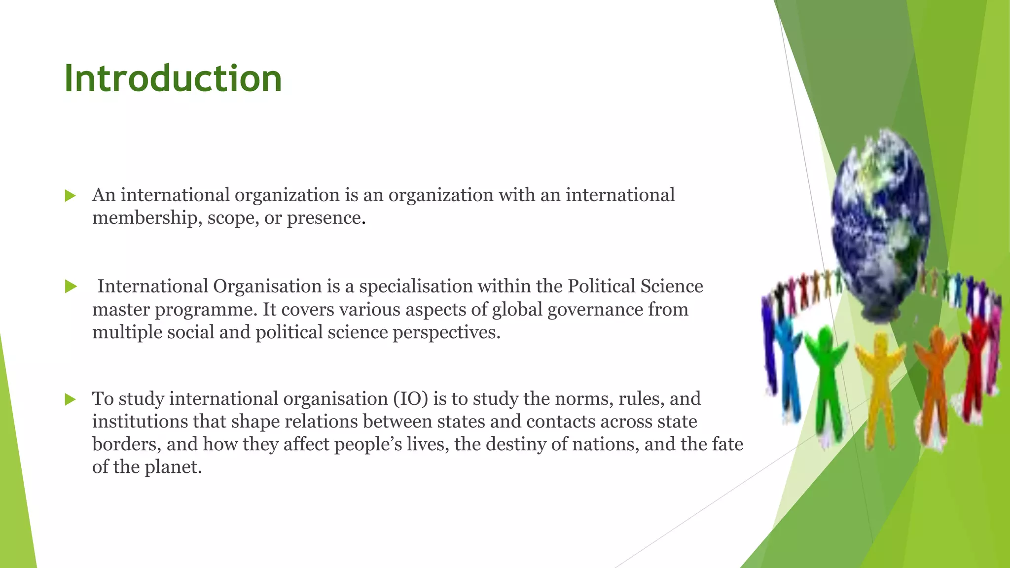 International organization | PPTX