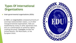 International organization | PPTX