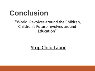Child labour | PPT