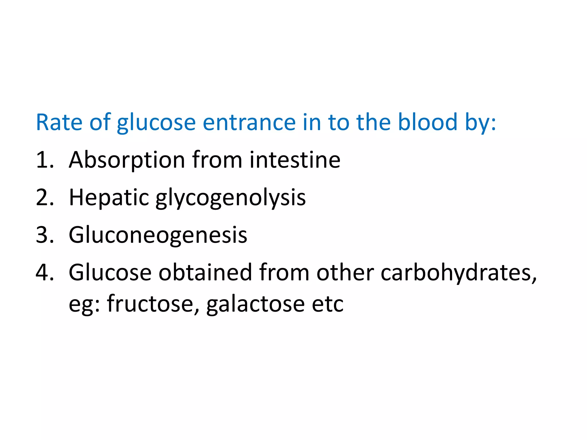 Regulation of blood glucose | PPTX