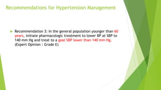 Hypertension Guidelines JNC 8 | PPTX