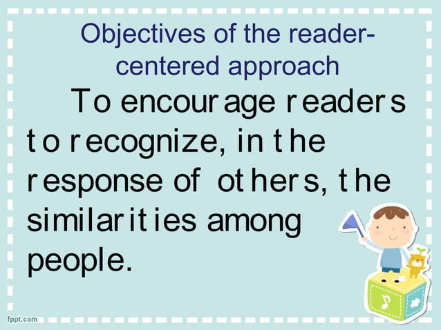 Reader-Centered Approach to Literature (KMB) | PPT | Education