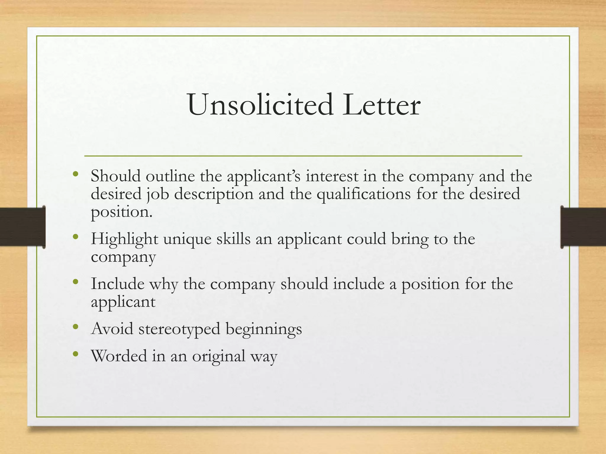 Business Letters: Application, Sales & Endorsement Letters | PPTX