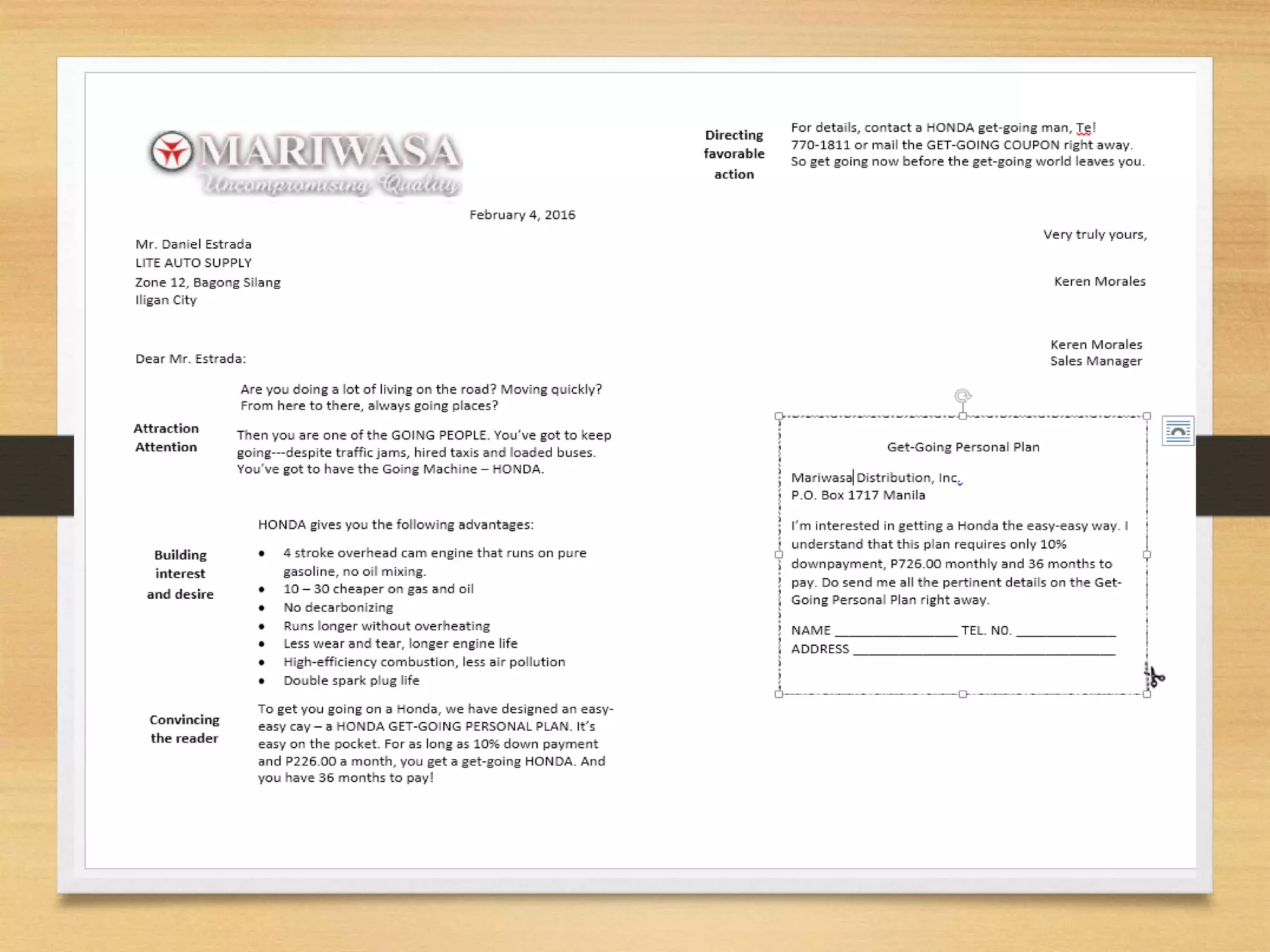 Business Letters: Application, Sales & Endorsement Letters | PPTX