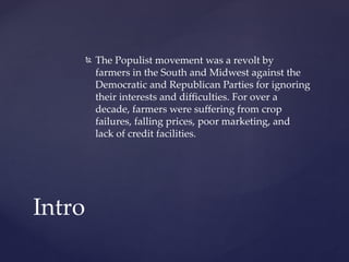 Populist party - Final use this! | PDF