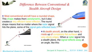 Mechanical Aspects in Stealth Technology | PPTX