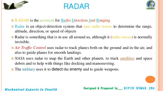 Mechanical Aspects in Stealth Technology