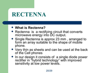 wireless mobile charging using microwaves | PPT