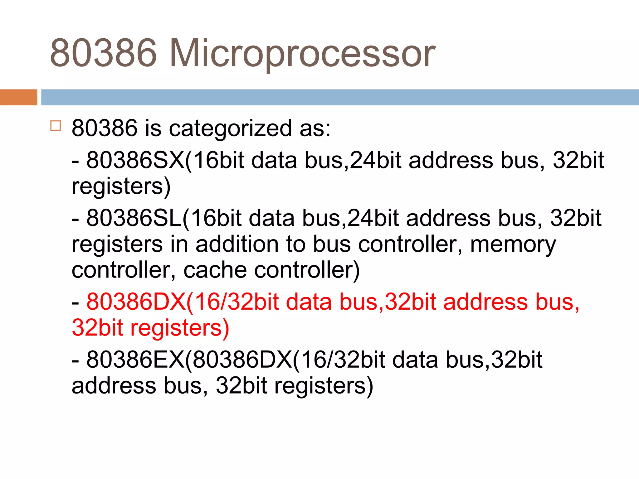 Microprocessors - 80386DX | PPT