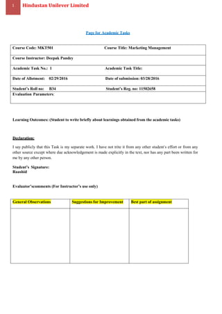 HUL DISTRIBUTION AND PROMOTION MIX | PDF