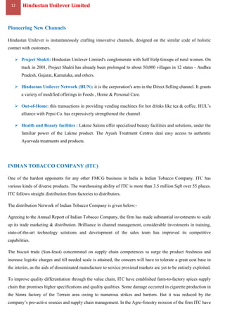 HUL DISTRIBUTION AND PROMOTION MIX | PDF