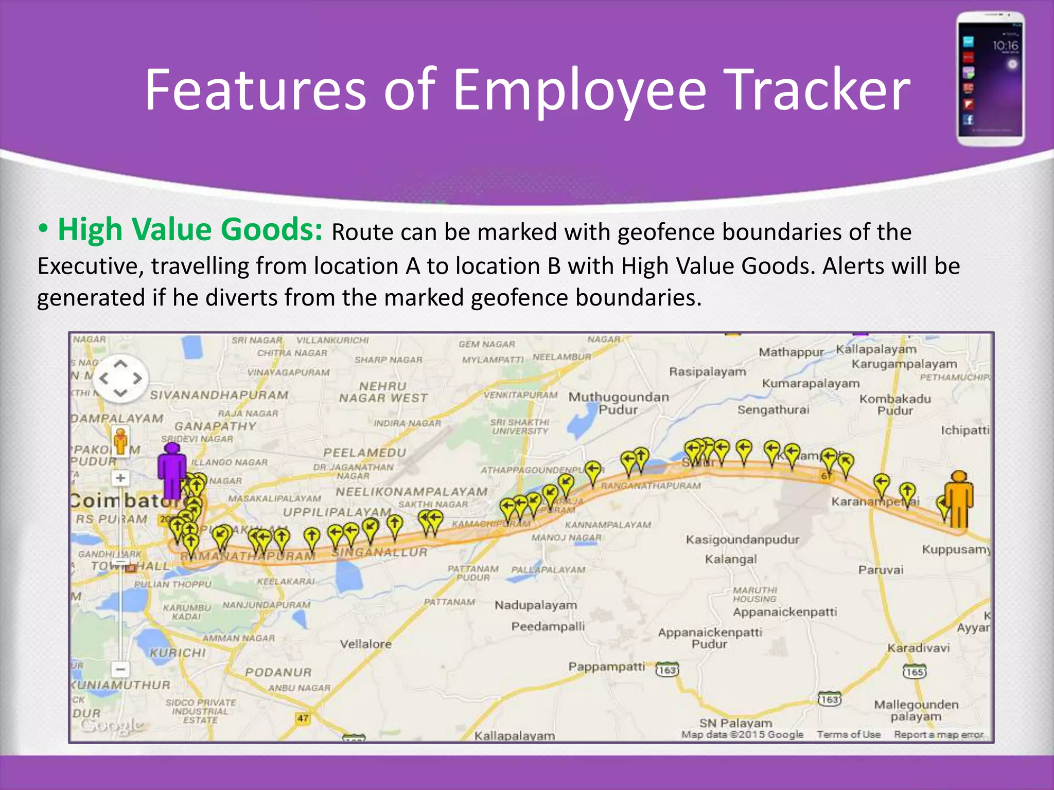 Employee Location Tracker | PPTX