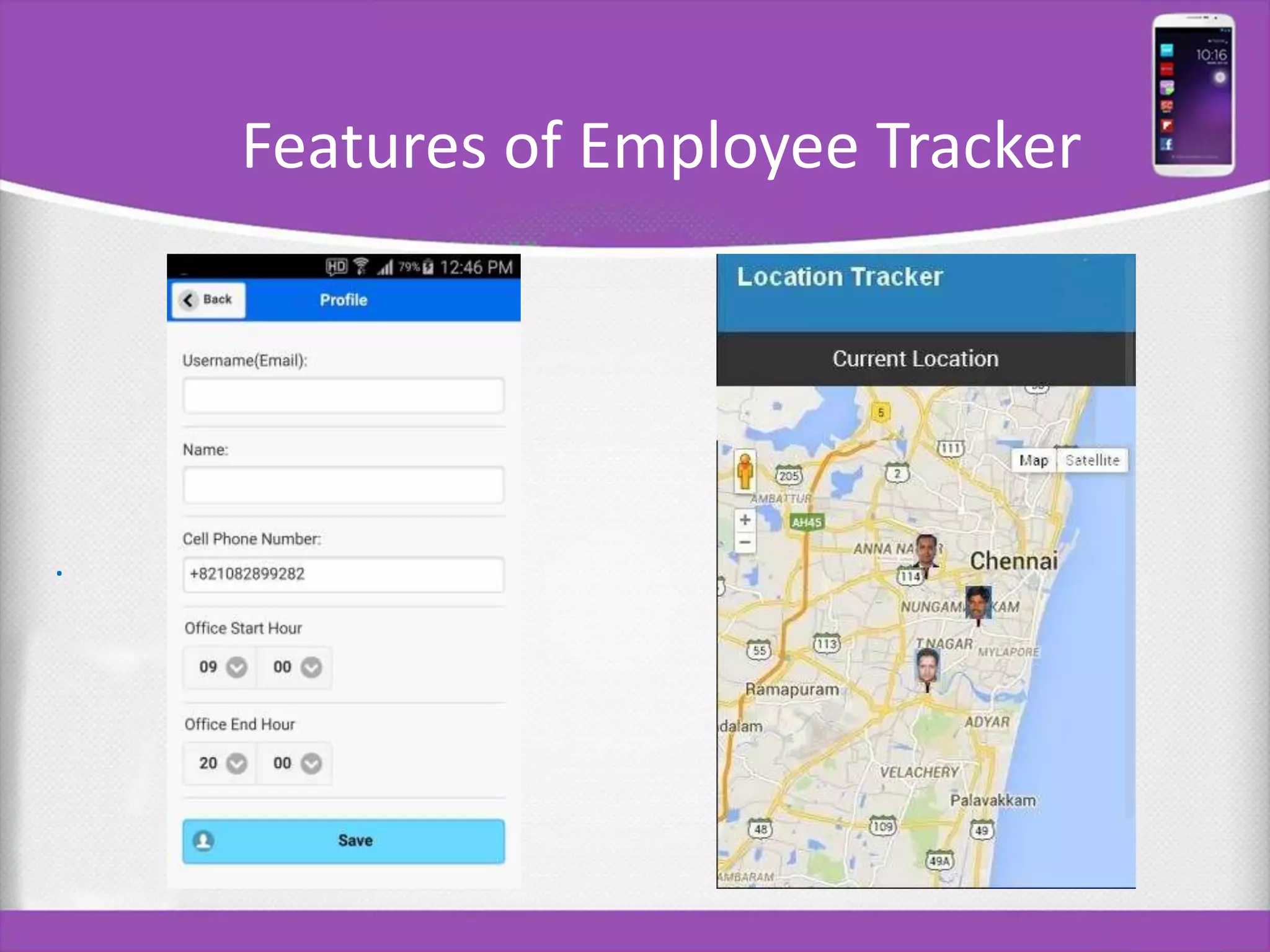 Employee Location Tracker | PPTX