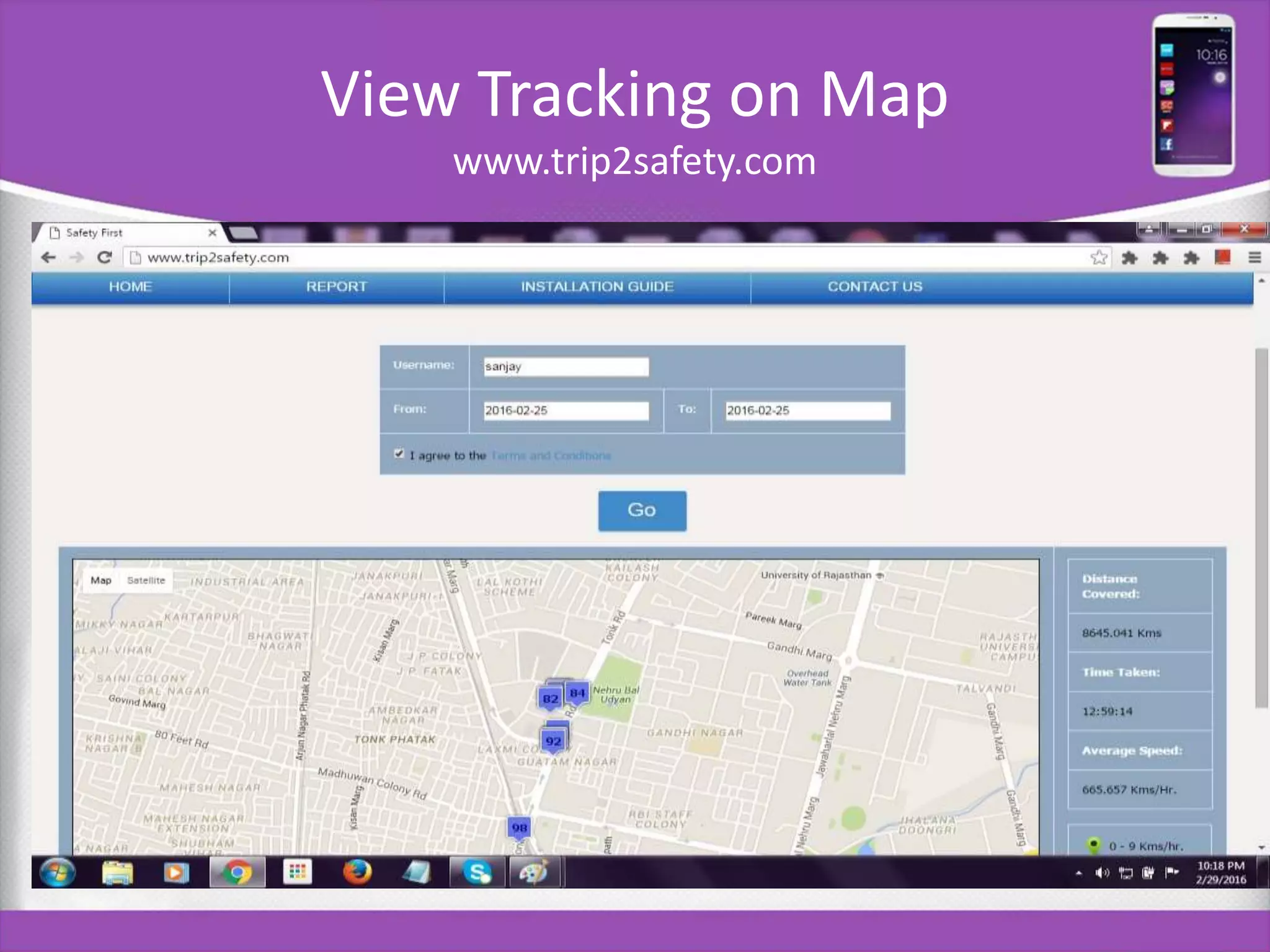 Employee Location Tracker | PPTX