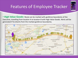 Employee Location Tracker | PPTX