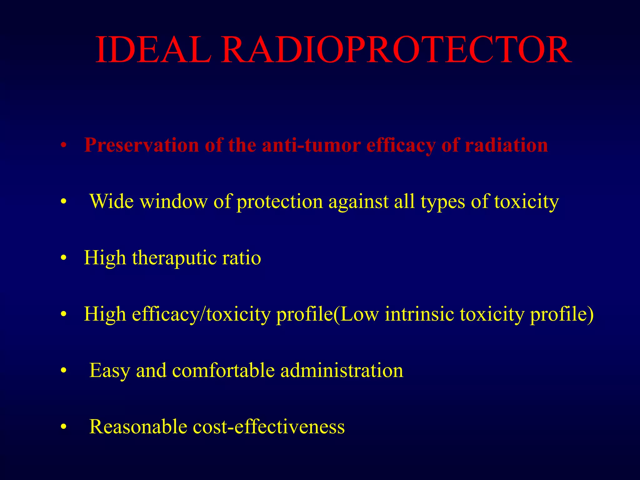 LET & RBE and Radioprotectors | PPTX