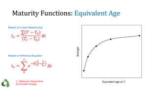 Concrete Maturity | Estimating the Real-Time Concrete Strength | PPTX