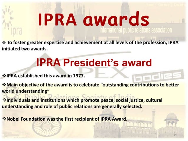 Apex Bodies of Public Relations(in india and Internationally) | PPTX ...