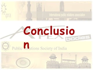 Apex Bodies of Public Relations(in india and Internationally) | PPTX