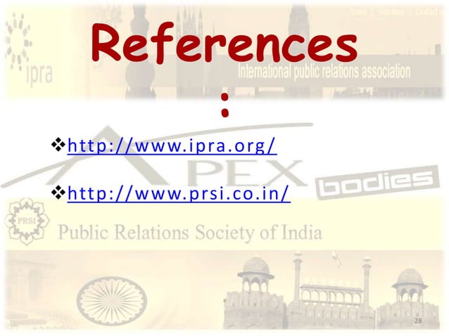 Apex Bodies of Public Relations(in india and Internationally) | PPTX ...