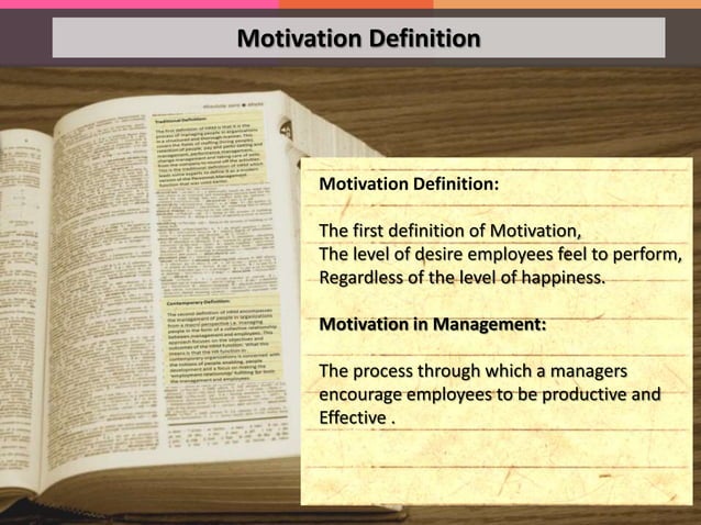 Motivation & Motivational factor | PPTX | Careers