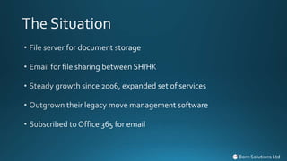 Case Study: SharePoint As A Service Delivery Management Platform | PPTX