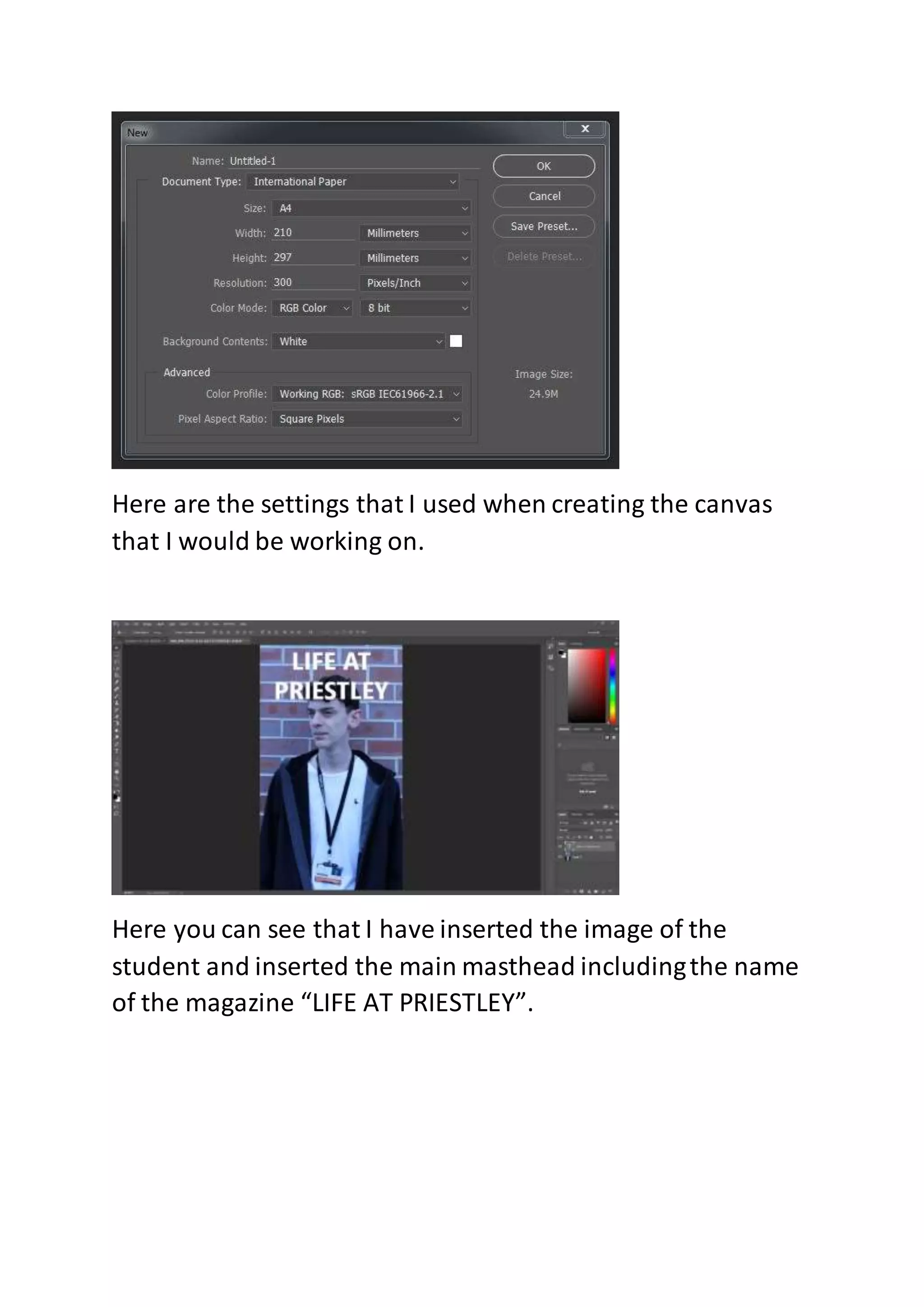 Screenshots For Photoshop | DOCX