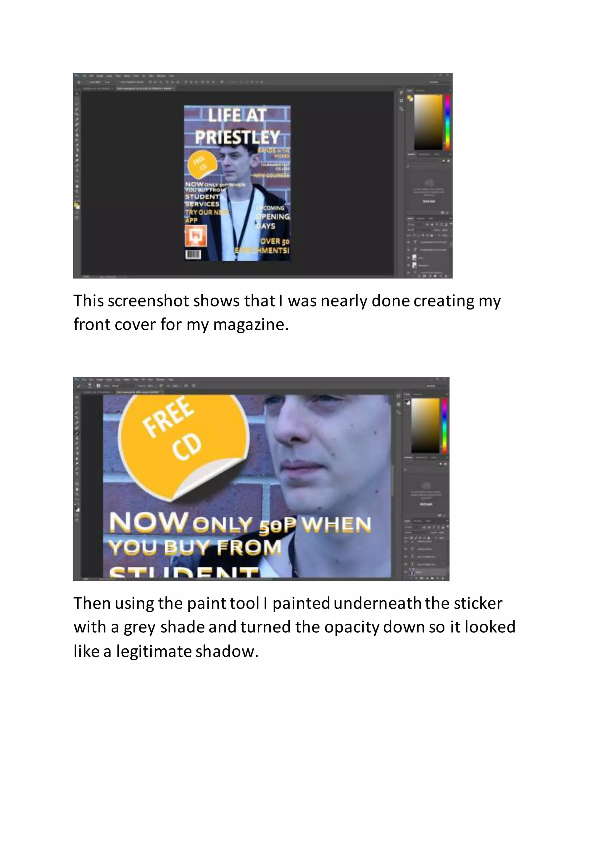 Screenshots For Photoshop | DOCX