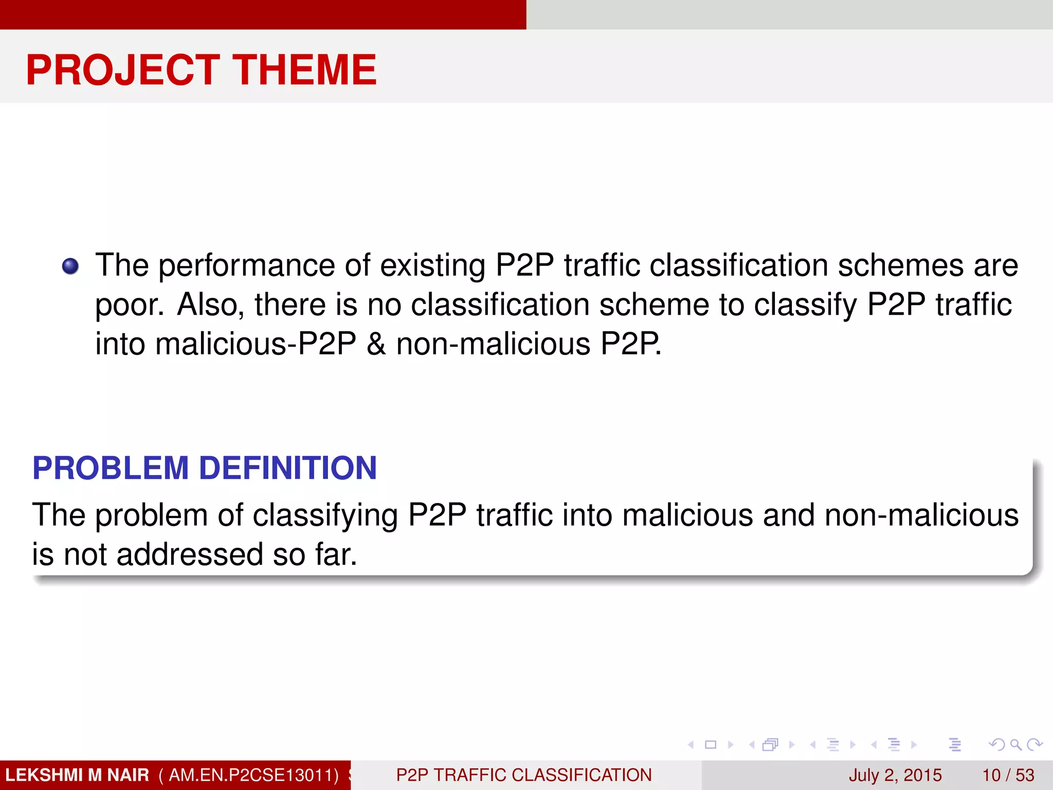 P2P Netwok Traffic Classification | PDF | Information and Network Security | Computing
