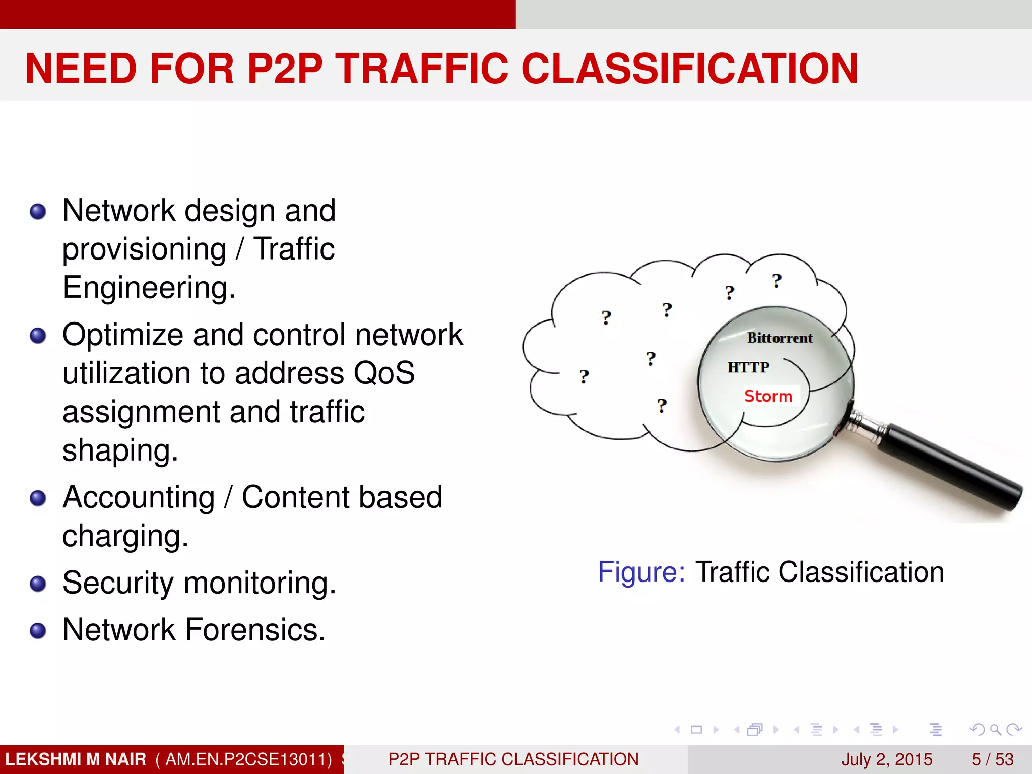 P2P Netwok Traffic Classification | PDF | Information and Network ...