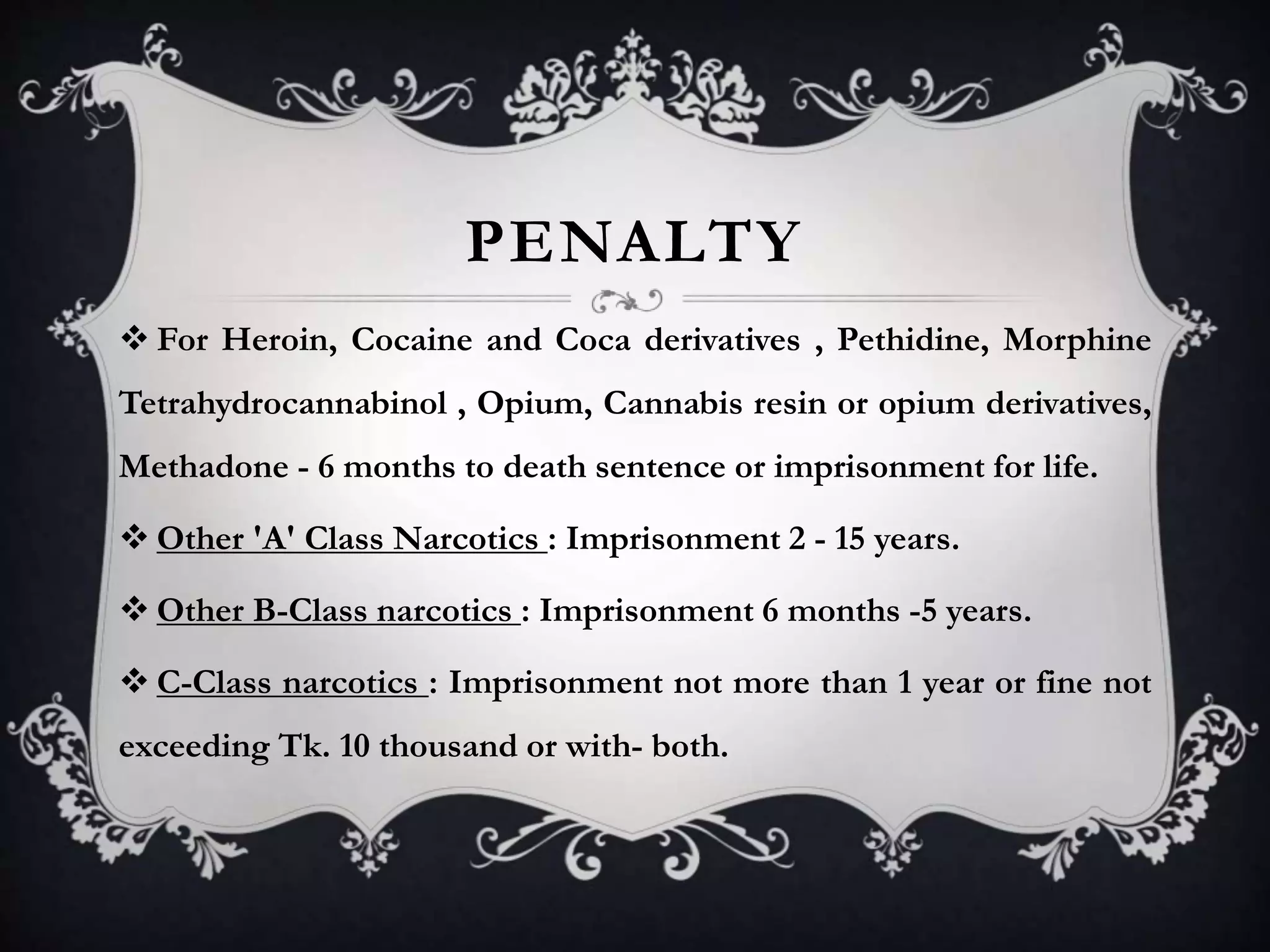 The Narcotics Control Act,1990 | PPTX