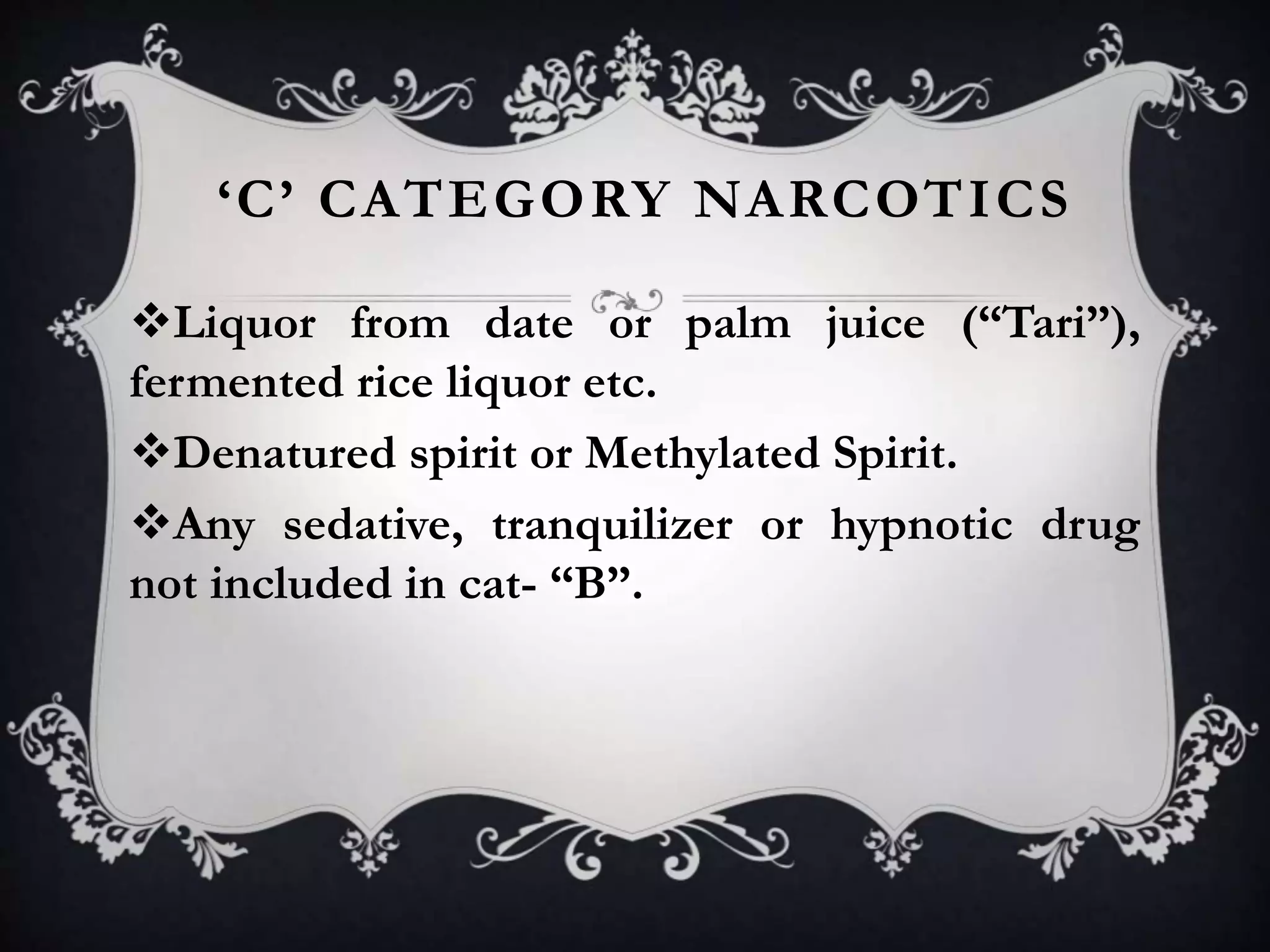 The Narcotics Control Act,1990 | PPTX