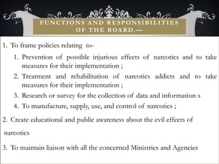 The Narcotics Control Act,1990 | PPTX