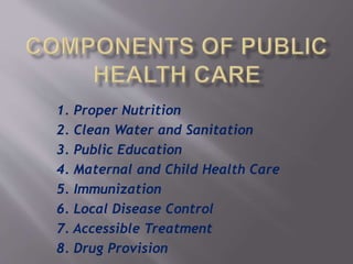 Public health 101 north south university | PPTX