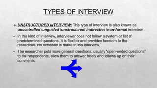 Interview in social research | PPT