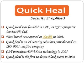 quick heal success story | PPT