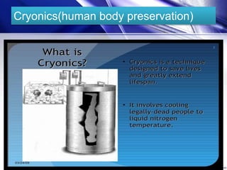 Cryopreservation | PPTX