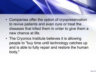 Cryopreservation | PPTX