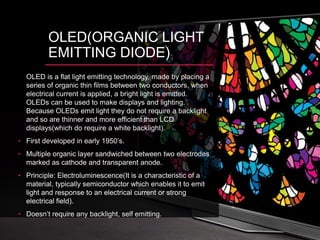 ORGANIC ELECTRONICS | PPTX