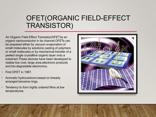 ORGANIC ELECTRONICS | PPTX