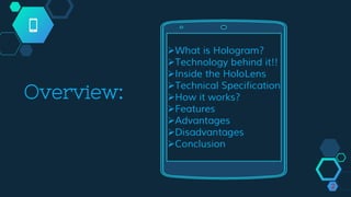Microsoft Hololens | PPTX | Computer Peripherals | Computing