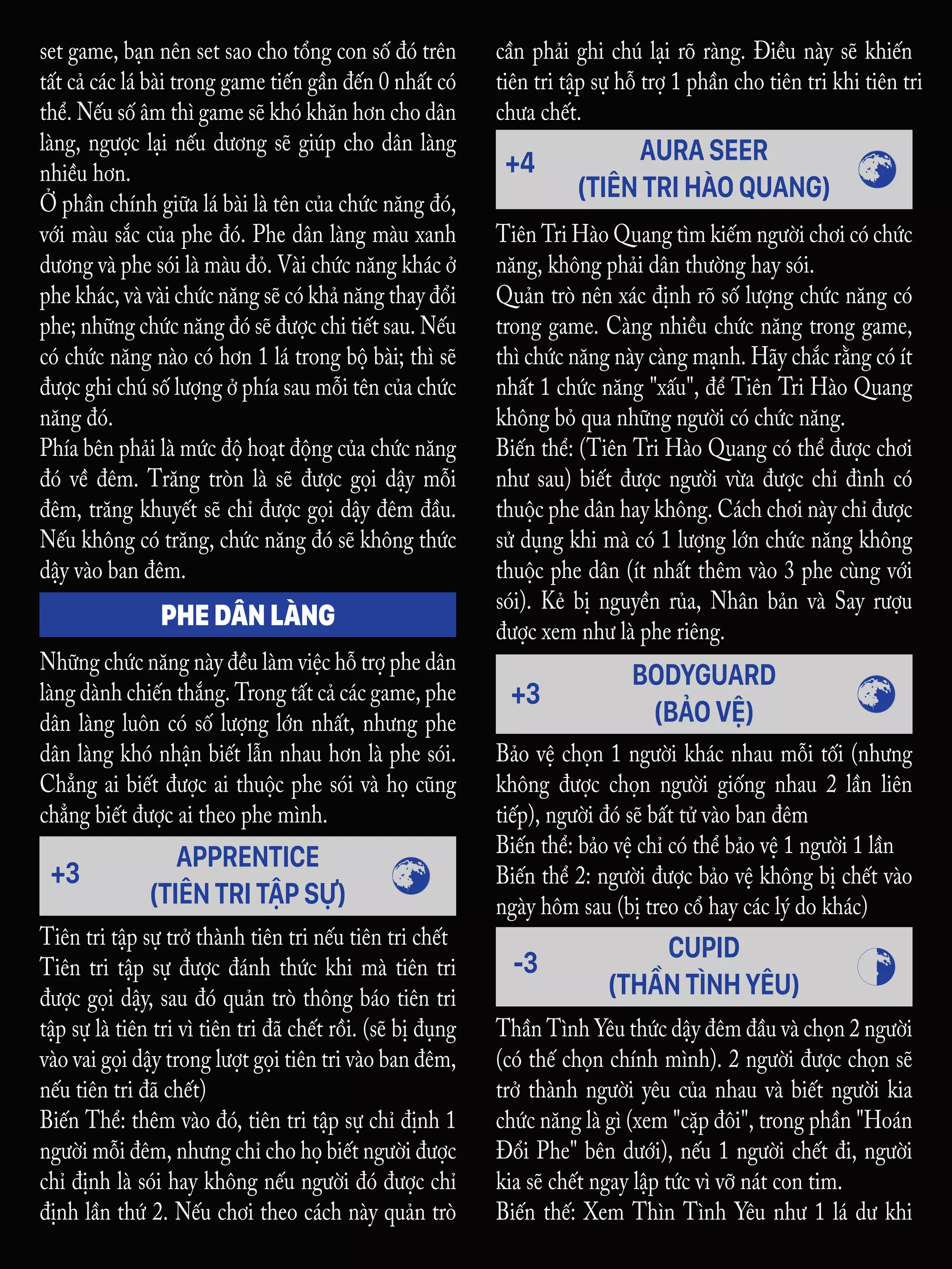 [BoardgameVN] Luật chơi Ma Sói Ultimate Deluxe Việt Hoá | PDF