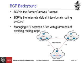 Recurrence Behaviour of BGP Traffic | PPT