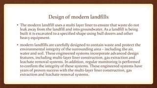 Modern landfills | PPTX