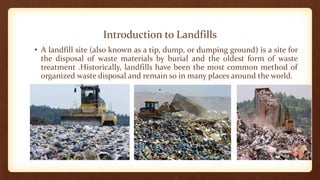 Modern landfills | PPTX