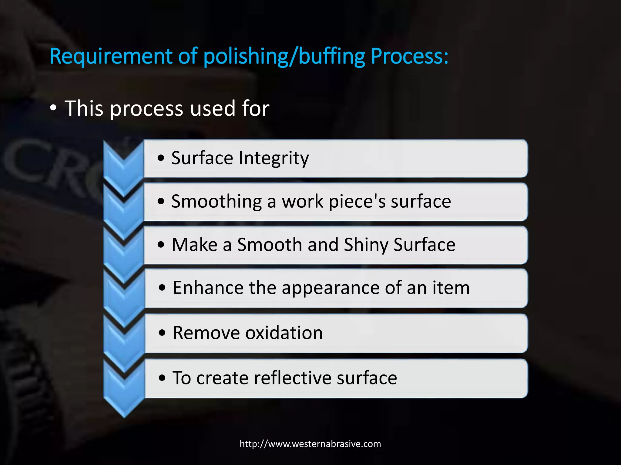 Know your Buffing and Polishing Compounds and their Selection Guide | PPTX