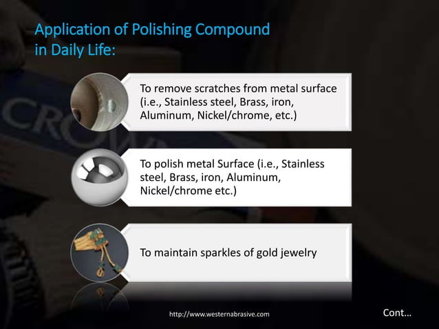 Know your Buffing and Polishing Compounds and their Selection Guide | PPTX