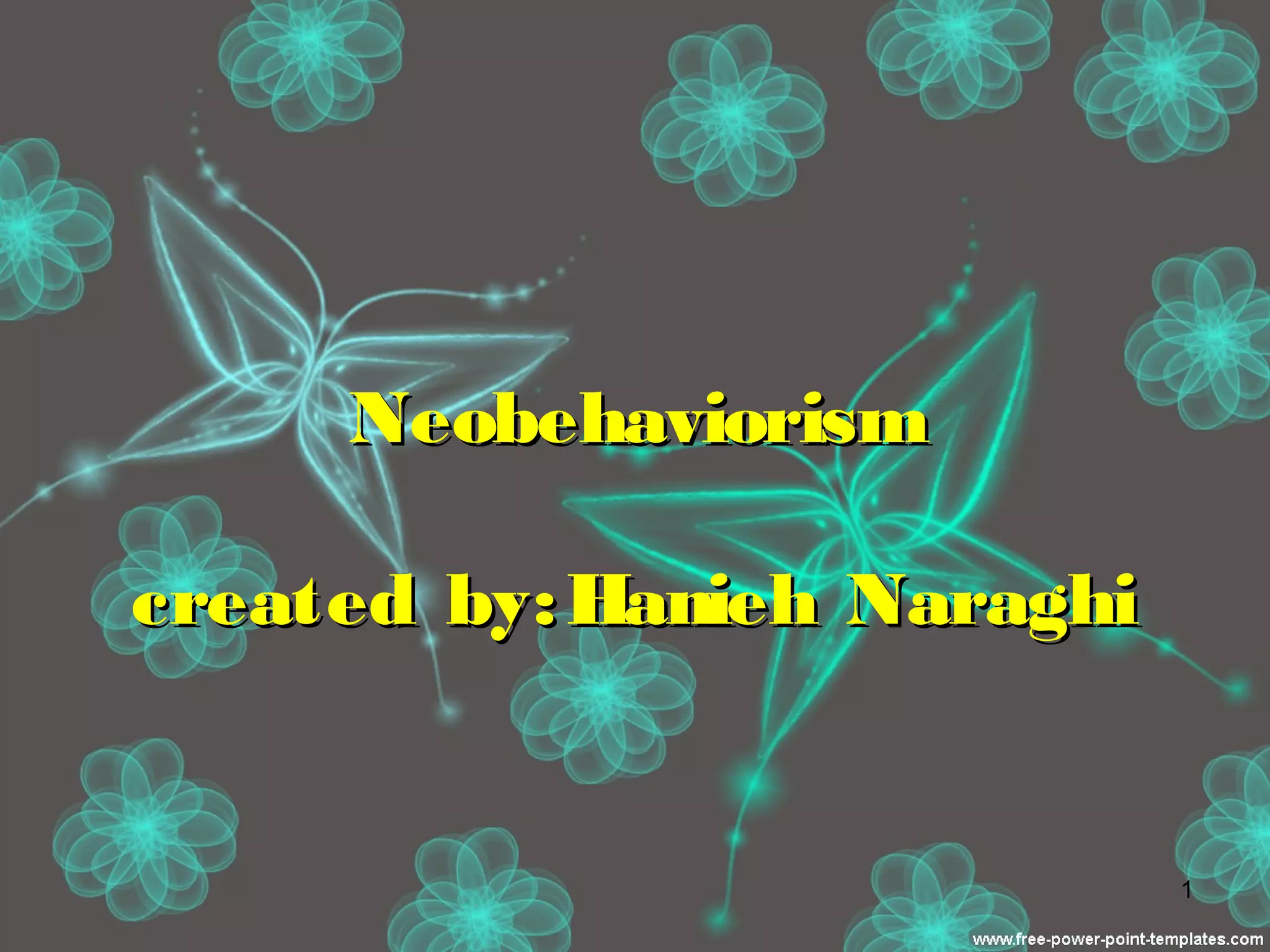 Neobehaviourism | PPT